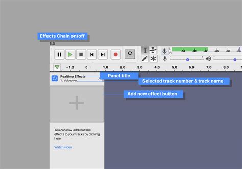 Add Sidebar And Make Sure It Shows And Hides Effects Issue Audacity Audacity GitHub