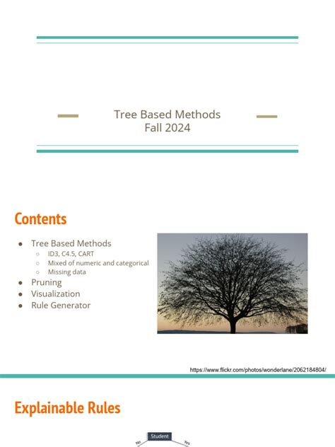 Cse 422 Machine Learning Tree Based Methods Pdf Applied Mathematics