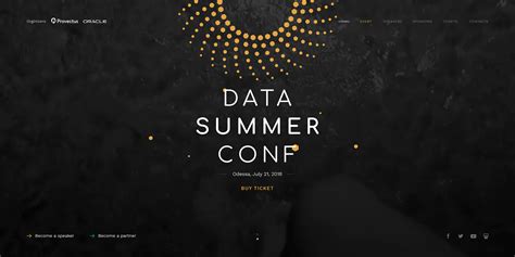 Data Summer Conf On Behance