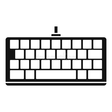 Computer Keyboard Icon Outline Style Stock Vector Illustration Of Device Keyboard