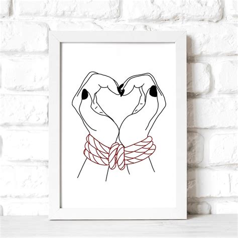 Japanese Bondage Art Etsy