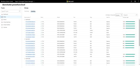 Windows Admin Center Storage Spaces Direct Und Windows Server 2016 Rs1