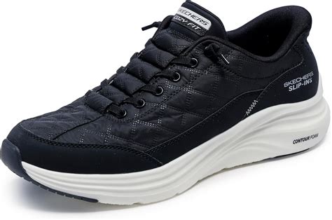 Skechers Mens Contour Foam Cozy Fit Hands Free Slip In