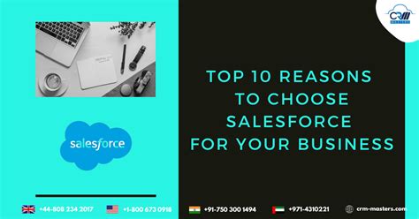 Top 10 Reasons To Choose Salesforce For Your Business Crm Masters