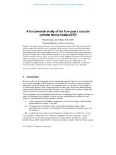 A Fundamental Study On The Flow Past A Circular Cylinder A Fundamental Study On The Flow