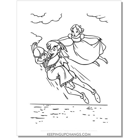 Peter Pan Coloring Pages Free 37 Free Peter Pan Coloring Pages