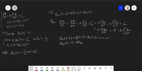 Steady State And Transient Temperatures Let A Laterally Insulated Rod With Initial Temperature