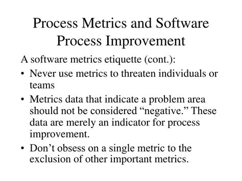 Ppt Chapter 4 Software Process And Project Metrics Powerpoint