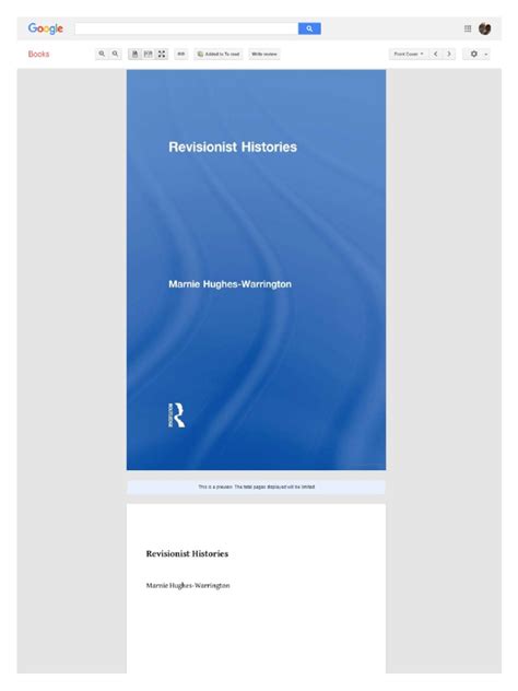Revisionist Histories Pdf
