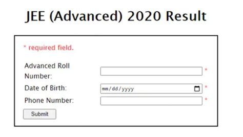 JEE Advanced 2020 Result Declared At Result Jeeadv Ac In Chirag Falor Bags AIR 1