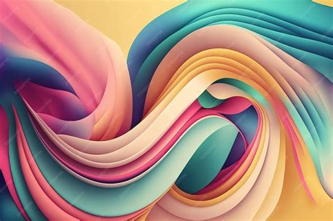 Premium Photo Abstract Colorful Swirl Background