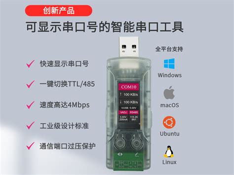 全球首创可显示串口号的串口调试工具问世 深圳中云创新技术有限公司