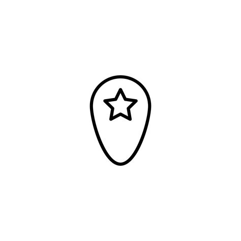 Location Icon With Outline Style 20593354 Vector Art At Vecteezy