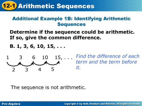 Objective Find Terms In An Arithmetic Sequence Ppt Download