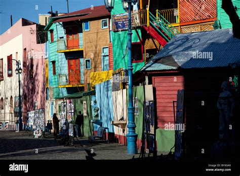 The Colorful Streets Of La Boca A Working Class Suburb Of Buenos Aires