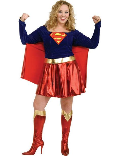 Supergirl Sexy Superheld Maatje Meer Vrouw Kostuum Feestwinkel Xl