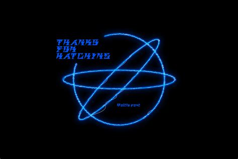 Voltic Lightning Font Bonus Text Effect Behance