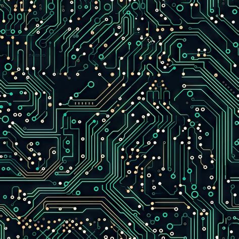 Premium Ai Image Abstract Technology Circuit Board Background Pattern