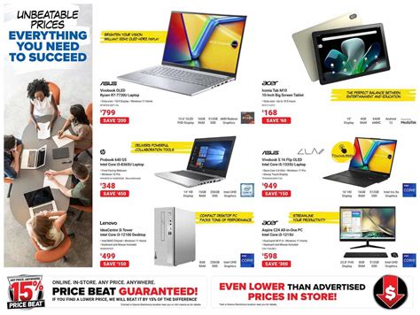 Visions Electronics Back To School Flyer August 9 To 15