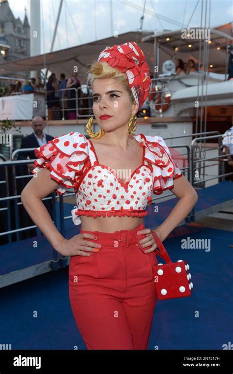 Paloma Faith Attends The Johnnie Walker Gold Label Reserve London Reception Onboard The John