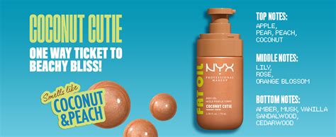 Nyx Professional Makeup Fat Oil Body Oil In Coconut Cutie