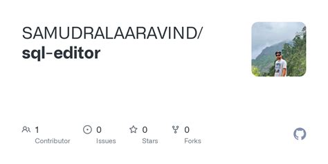 GitHub SAMUDRALAARAVIND Sql Editor