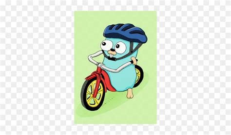 Golang Gopher Bicycle Full Size Png Clipart Images Download