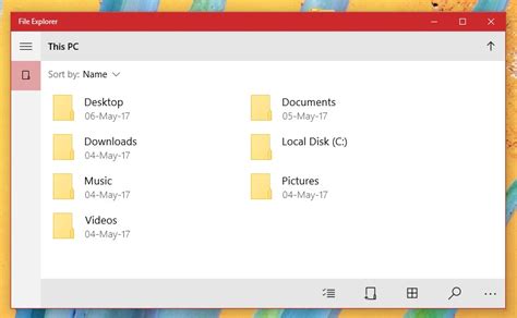 How To Enable A Secret Uwp File Explorer In Windows 10 Creators Update