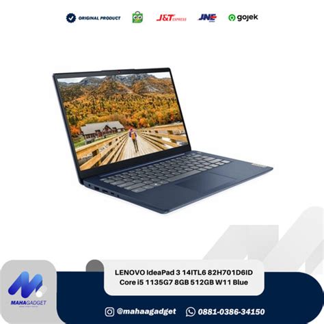 Jual LENOVO IdeaPad ITL H D ID Core I G GB GB W Blue Kab Tabanan Maha