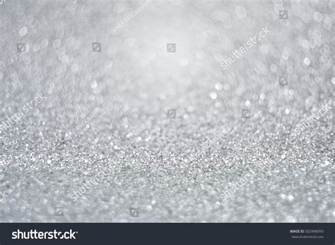 Abstract Silver Bokeh Glitter Background Stock Illustration 502996093 ...
