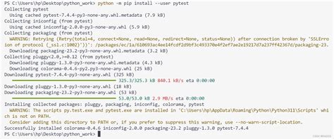 解决‘could Not Find A Version That Satisfies The Requirement Pytest