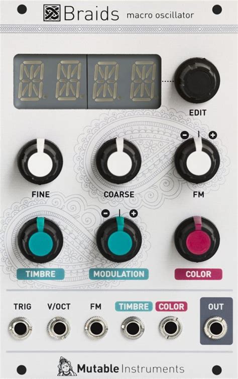 Mutable Instruments Braids Eurorack Module On ModularGrid