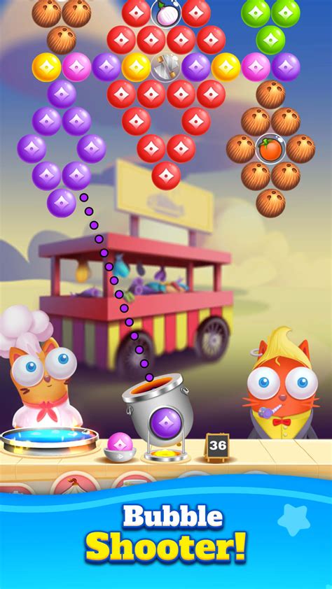 Bubble Shooter - Kitten Games for iPhone - Download