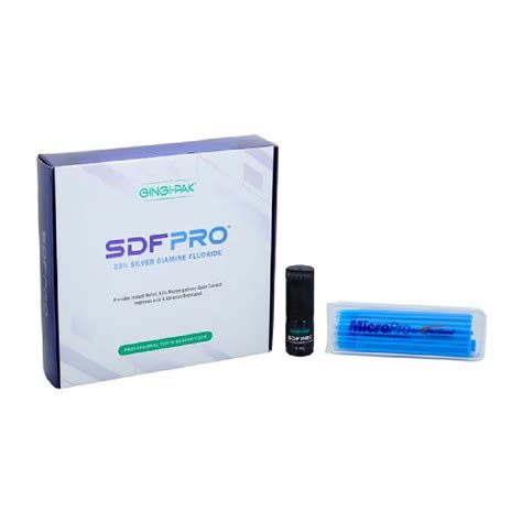 Sdf Pro 38 Silver Diamine Fluoride Solution 5ml Bottle Kit Includes