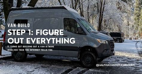 Van Building Step 1 Decide On Everything Halfway Anywhere