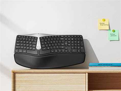 Mua Nulea Rt04 Wireless Ergonomic Keyboard 2 4g Split Keyboard With Cushioned Wrist And Palm