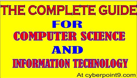 Appendix Of CS And IT In Cyber Programming Tutorial