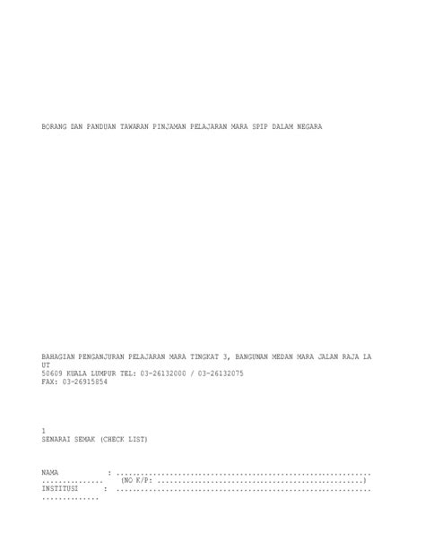 Setem Hasil Ptptn Beli Dimana Cara Mati Setem Surat Perjanjian Letter