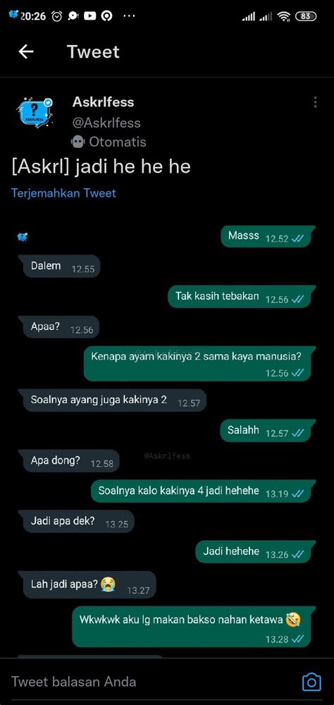 Askrlfess on Twitter: "[askrl] mff gais sblmnya, ini apa ya mksdnya? ak ...