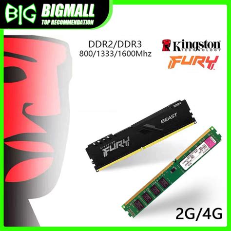 Kingston Pc Memory 2gb Ddr2 4gb Ddr3 1333mhz 800mhz 1600mhz Ram Memoria
