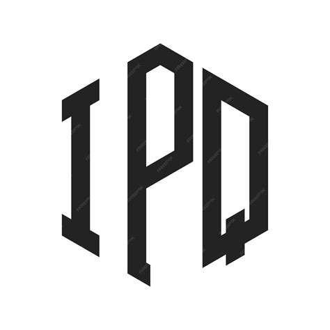 Premium Vector Ipq Logo Design Initial Letter Ipq Monogram Logo Using