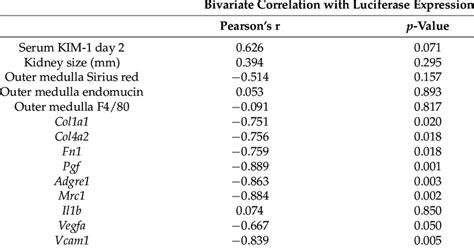 Bivariate Correlations Between Transfection Efficiency And Parameters