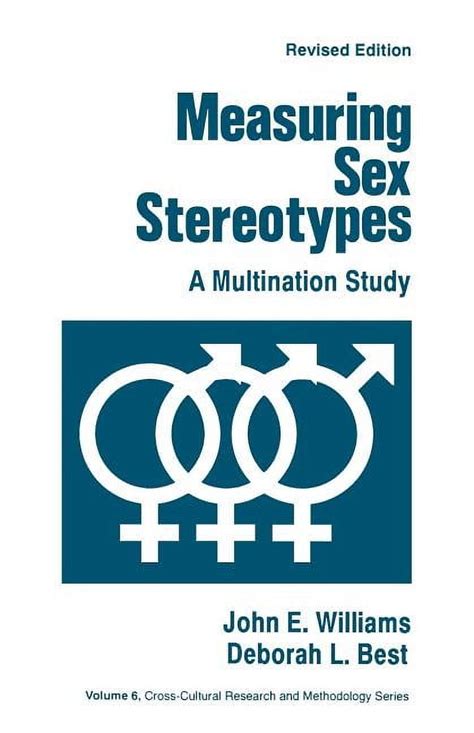 Cross Cultural Research And Methodology Measuring Sex Stereotypes A