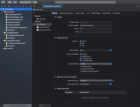 Xcode 새 프로젝트 생성 Create New Project Terrys Dev Diary