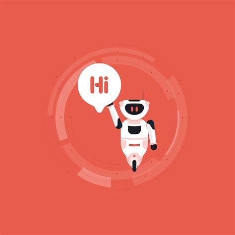 Premium Vector Online Chat Bot Support Artificial Intelligence Virtual Assistance