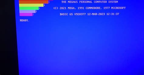 making a c64 c65 compatible computer hi res v200 character mode