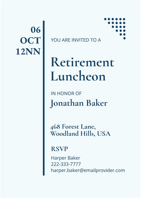 Free Surprise Retirement Party Invitation Template To Edit Online
