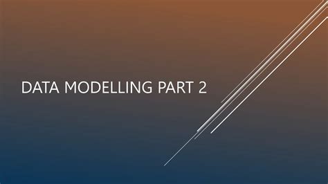 Data Modelling And Creating Relationshippptx