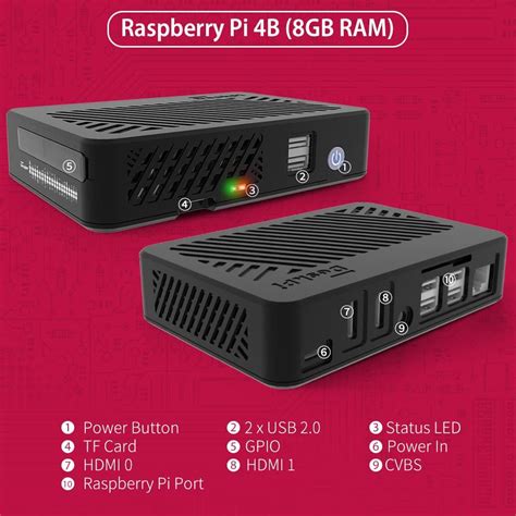 kit inicial geeekpi para raspberry pi 4 8 gb 64 gb angola ubuy