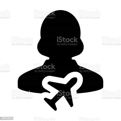 휴일 아이콘 벡터 여성 사용자 사람 프로필 아바타 기호 평면 색 문양 그림 그림에 교통에 대 한 경영자에 대한 스톡 벡터 아트 및 기타 이미지 Istock